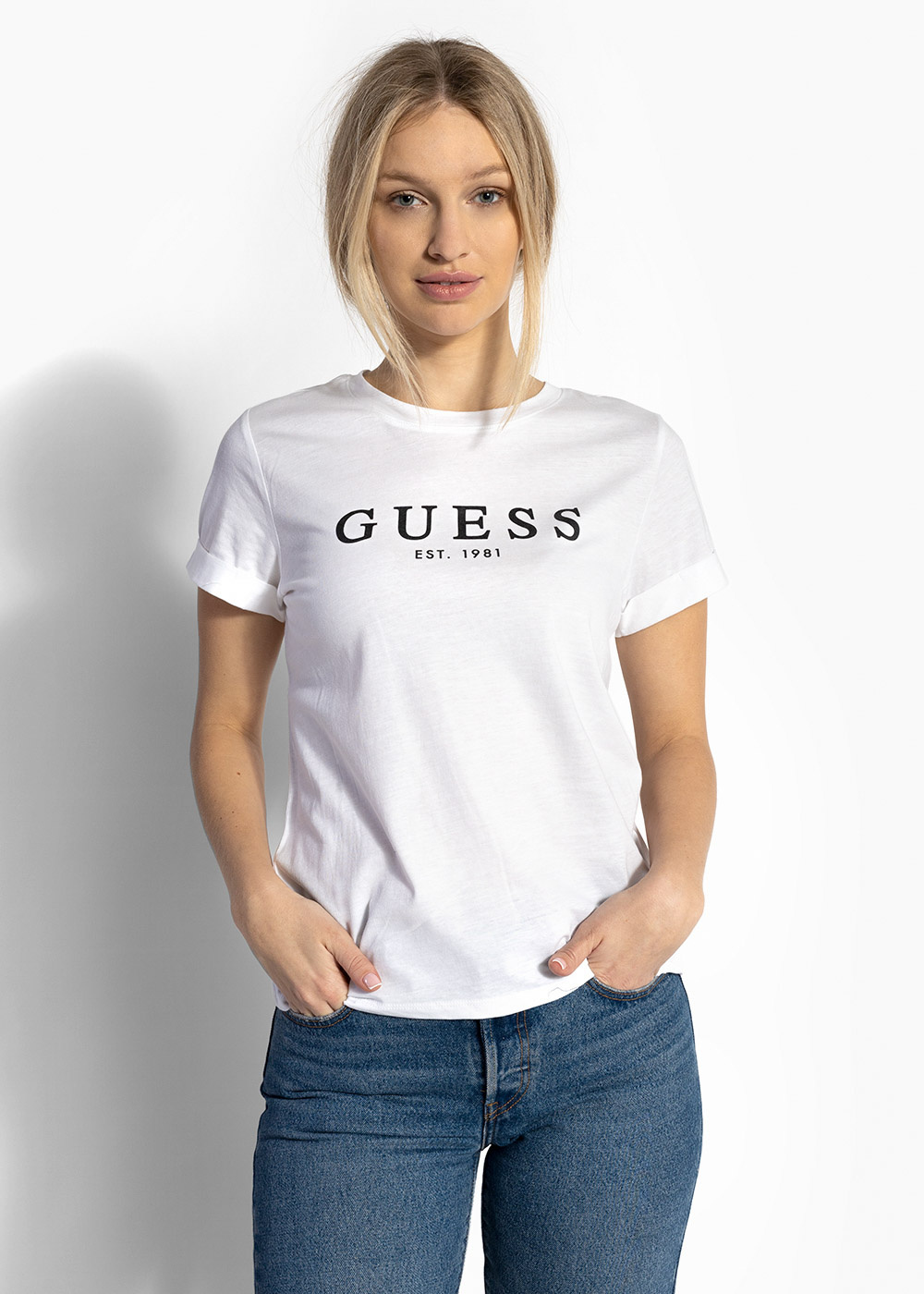 GUESS ES SS GUESS 1981 ROLL CUFF TEE 20,99 € - Sneaker Peeker - Les Meilleures Réductions ...